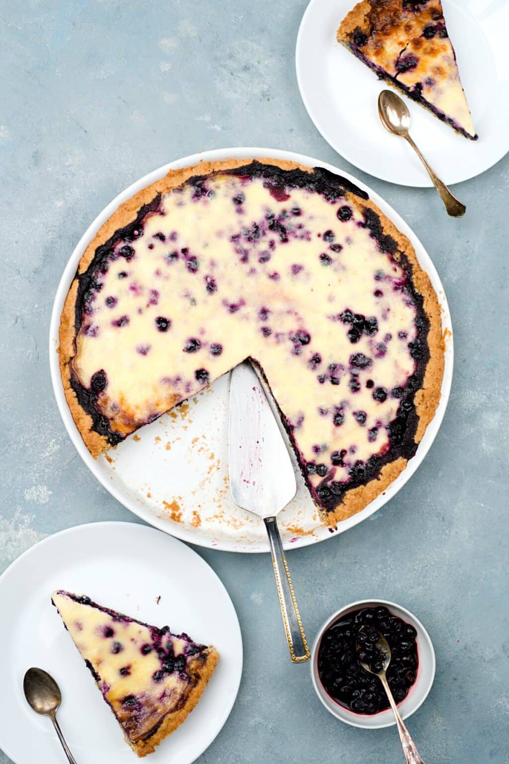 Mustikkapiirakka Finnish Blueberry Pie