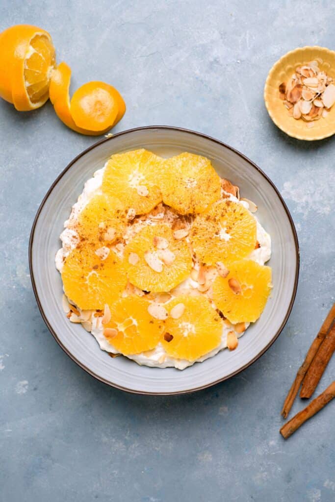 Rice a la malta-rice pudding with oranges - Scandicuisine